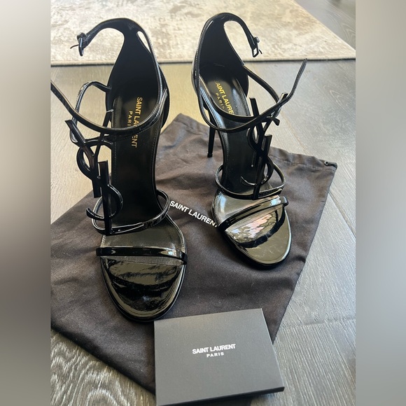 Yves Saint Laurent | Shoes | Saint Laurent Ysl Patent Cassandra Heel | Poshmark